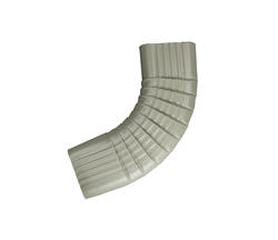 Spectra Metals 2" x 3" White B-Style Aluminum Gutter Elbow at Menards®
