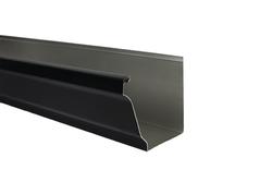 Spectra Metals 5" x 10' Black K-Style Aluminum Gutter at Menards®