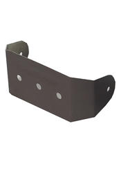 Spectra Metals 2" x 3" Brown Gutter Downspout Clip at Menards®