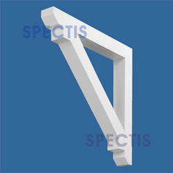 Spectis™ 32" x 32" x 4" Smooth White Polyurethane Bracket at Menards®