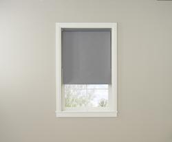 Window Images® Blackout Gray Fabric Roller Shade- 73-1/4"W x 72"L at ...