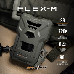 SpyPoint FLEX-M 28 MP Cellular Trail Camera at Menards®