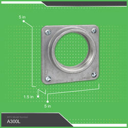 Square D™ 3" Bolt-On Hub for Devices with A-L Openings at Menards®