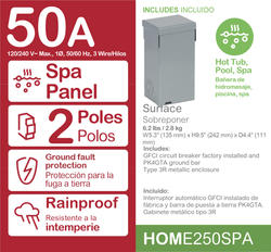 Square D™ Homeline™ 50 -Amp 2-Space 4-Circuit Spa Panel at Menards®