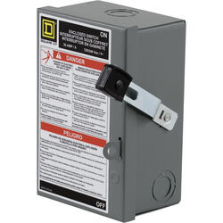Square D™ 30-Amp 240V 2-Pole Fusible Indoor Safety Switch at Menards®