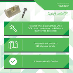 Square D™ QO™ Commercial Load Center Retaining Clip Kit at Menards®