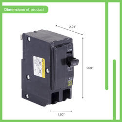 Square D™ QO™ 125-Amp 2-Pole Standard Circuit Breaker at Menards®