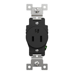 Square D X Series 15-Amp Tamper Resistant Residential/Commercial Round ...