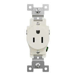 Square D X Series 15-Amp Tamper Resistant Residential/Commercial Round ...