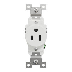 Square D X Series 15-Amp Tamper Resistant Residential/Commercial Round ...