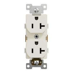 Square D X Series 20-Amp Tamper Resistant Residential/Commercial Duplex ...