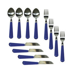Deluxe Blue Enamel Tableware Set - 24-Piece at Menards®