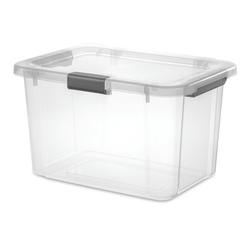 Sterilite® 30-Quart Clear Hinged Lid Storage Box at Menards®