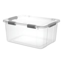 Sterilite® 60-Quart Clear Hinged Lid Storage Box at Menards®
