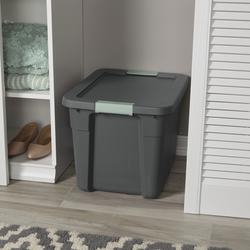 Sterilite® 12-Gallon Gray Latching Storage Tote at Menards®