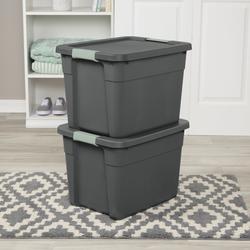 Sterilite® 12-Gallon Gray Latching Storage Tote at Menards®