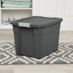 Sterilite® 12-Gallon Gray Latching Storage Tote at Menards®