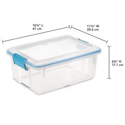 Sterilite® 12-Quart Clear Gasketed Storage Box at Menards®