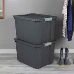 Sterilite® 20-Gallon Gray Latching Storage Tote at Menards®