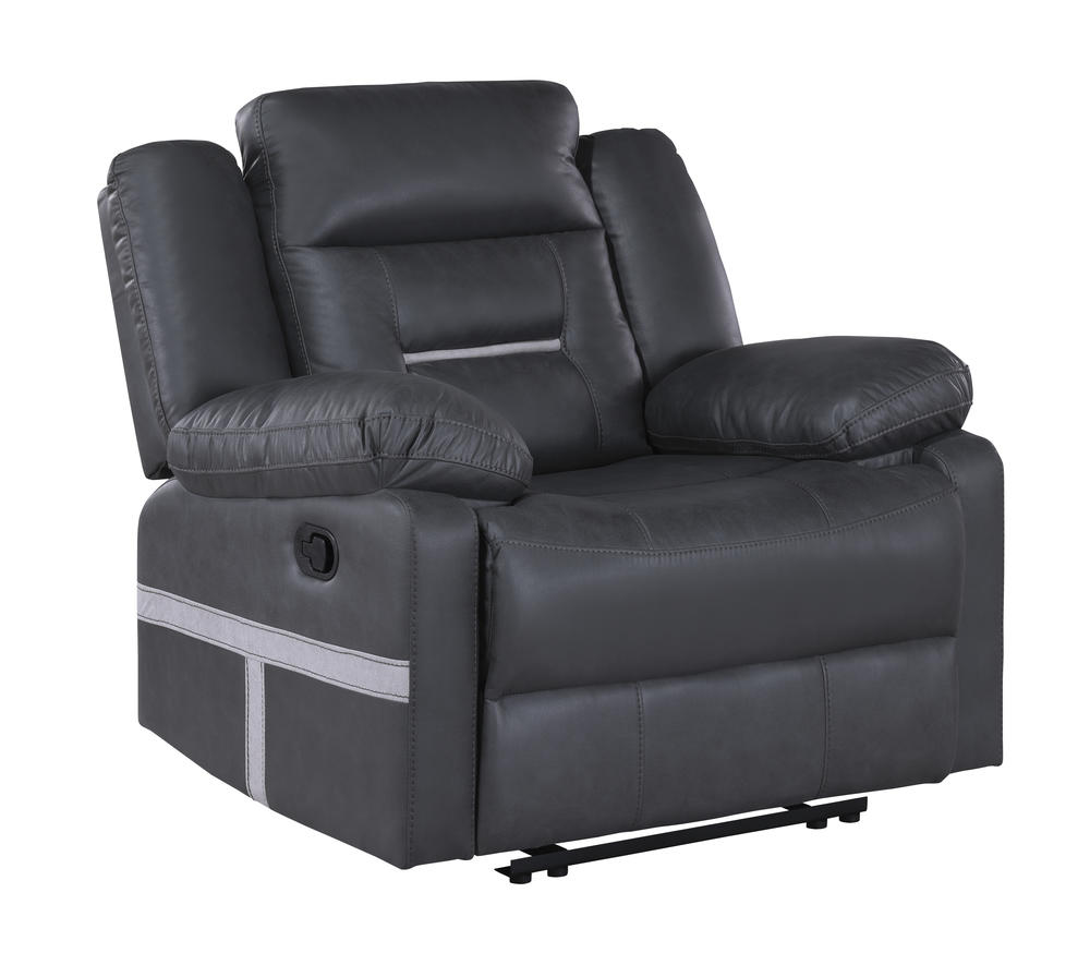 Abilene Charcoal Recliner at Menards