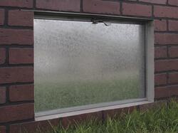 St. Paul Corrugating 32" W x 16" H Steel Foundation Access (Crawl Space ...