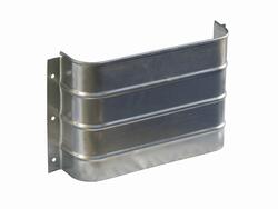 St. Paul Corrugating 16" W x 11-1/2" H x 4" Projection Galvanized Steel ...