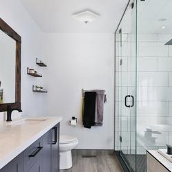 Tuscany 70 CFM Ceiling Exhaust Bath Fan with Integrated LED Light and ...