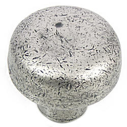 MNG Riverstone 1-1/4" Distressed Pewter Round Cabinet Knob at Menards®