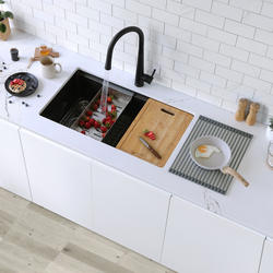 Stylish® Gray Workstation Kit with Cutting Board Stainless Steel ...