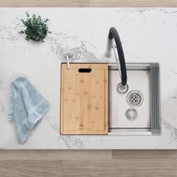 Azuni™ Nantes Undermount 25 inch Stainless Steel Single Bowl Kitchen ...