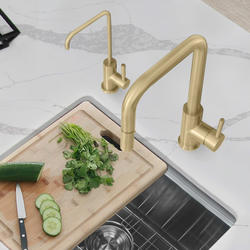 Stylish® Melfi One-Handle Brushed Gold Cold Water Tap Faucet at Menards®