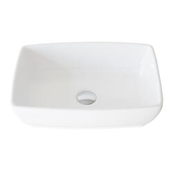 Stylish® Contempo 19"W x 13-3/8"D White Rectangular Vessel Sink at Menards®