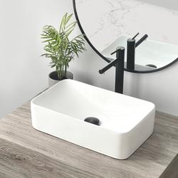 Stylish® Lavish 19"W x 11-1/2"D White Rectangular Vessel Sink at Menards®