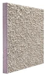 Styro Industries FP Ultra Lite 2' x 4' x 1" Ivory Cream Aggregate ...
