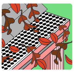 3' White Vinyl Gutter Cover - 25 Pack at Menards®