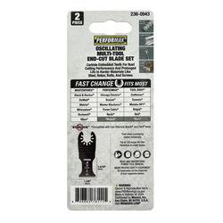 Performax® 1-1/4" End-Cut Carbide Oscillating Multi-Tool Saw Blade - 2 ...
