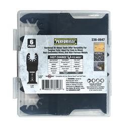 Performax® 1-1/4" End-Cut Bi-Metal Oscillating Multi-Tool Saw Blade - 6 ...