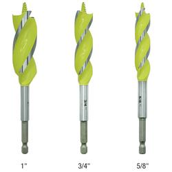 Performax® Tri-Fluted Drill Bit Set - 3 Piece at Menards®