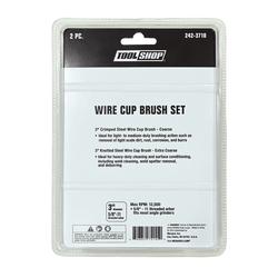 Tool Shop® Wire Cup Brush Set - 2 Piece at Menards®