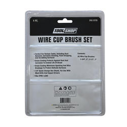 Tool Shop® Wire Cup Brush Set - 4 Piece at Menards®