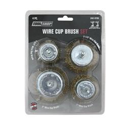 Tool Shop® Wire Cup Brush Set - 4 Piece at Menards®