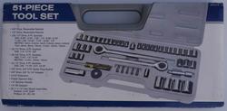 Tool Shop® 1/4" Drive SAE/Metric Mechanic's Tool Set - 51 Piece at Menards®