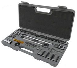 Tool Shop® 1/4" Drive SAE/Metric Mechanic's Tool Set - 51 Piece at Menards®