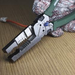 Masterforce® 8" Curved Jaw Locking Wire Stripper at Menards®