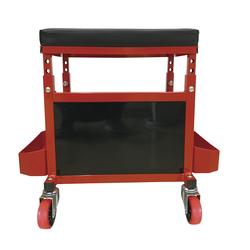 Huxley Garage Black & Red Rolling Tool Box Stool at Menards®