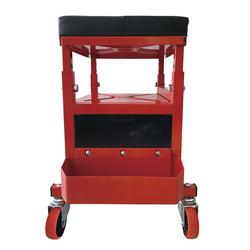 Huxley Garage Black & Red Rolling Tool Box Stool at Menards®