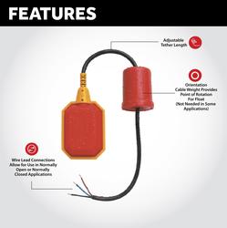 Sump Alarm 10' Dual Purpose Float Switch at Menards®