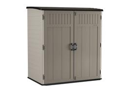 Suncast® Extra Large Vertical 6 x 4 Outdoor Resin Storage Shed at Menards®