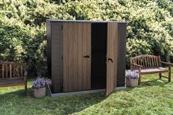 Suncast® 7 x 4 Modern Outdoor Resin Storage Shed at Menards®
