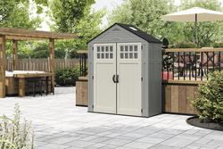 Suncast® Everett® 6 x 3 Outdoor Resin Storage Shed at Menards®